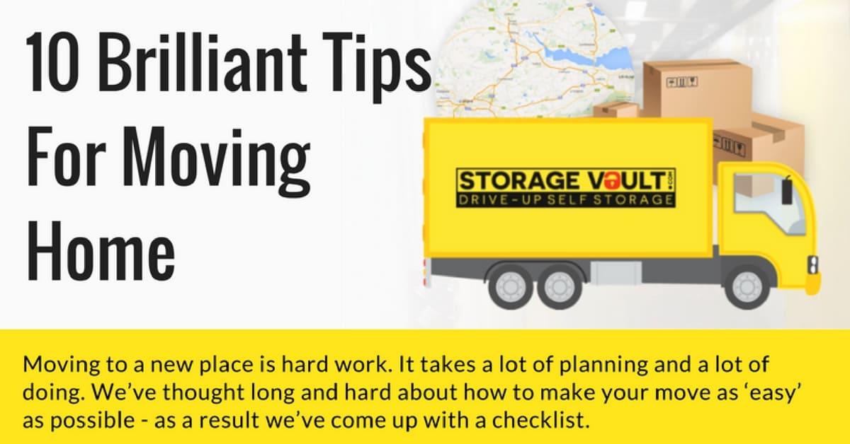 10 Top Tips for Moving Home | Self-Storage Scotland | Storage Vault